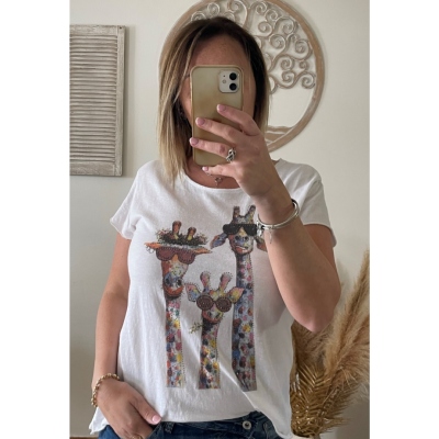 TEE-SHIRT GIRAFE