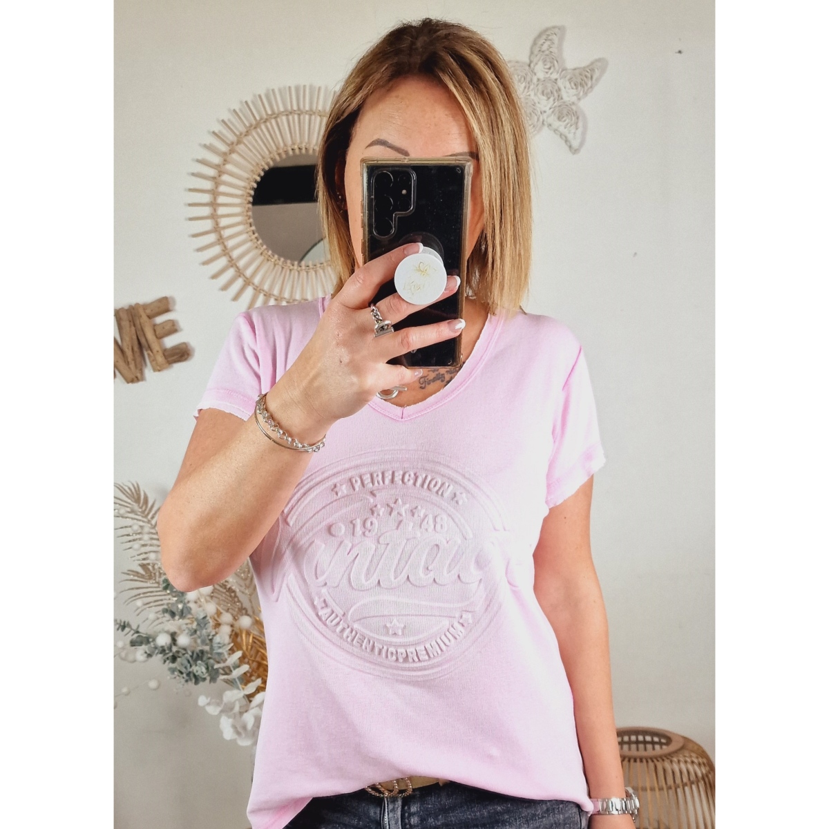TEE-SHIRT VIVI ROSE